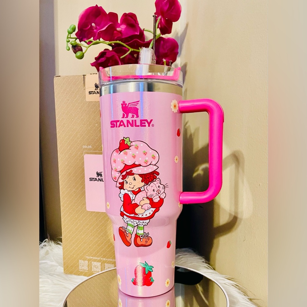 Stanley | Kitchen | Stanley Tumbler With Strawberry Shortcake Design ...